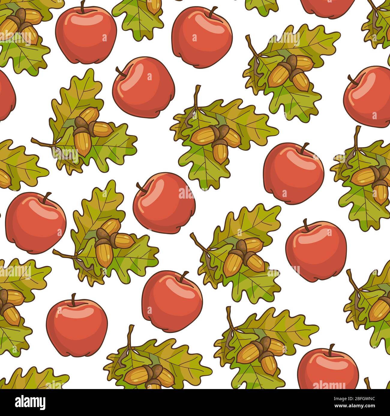 Eating oak Stock Vector Images - Alamy