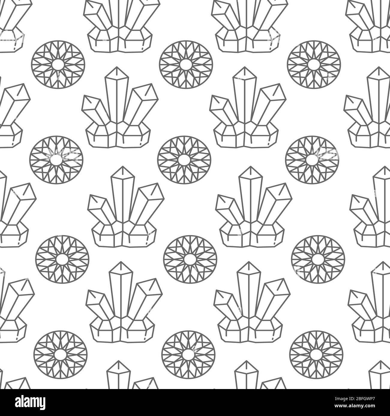 Crystal archeology Stock Vector Images - Alamy