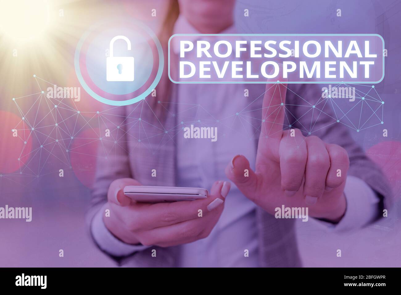 Writing note showing Professional Development. Business concept for ...