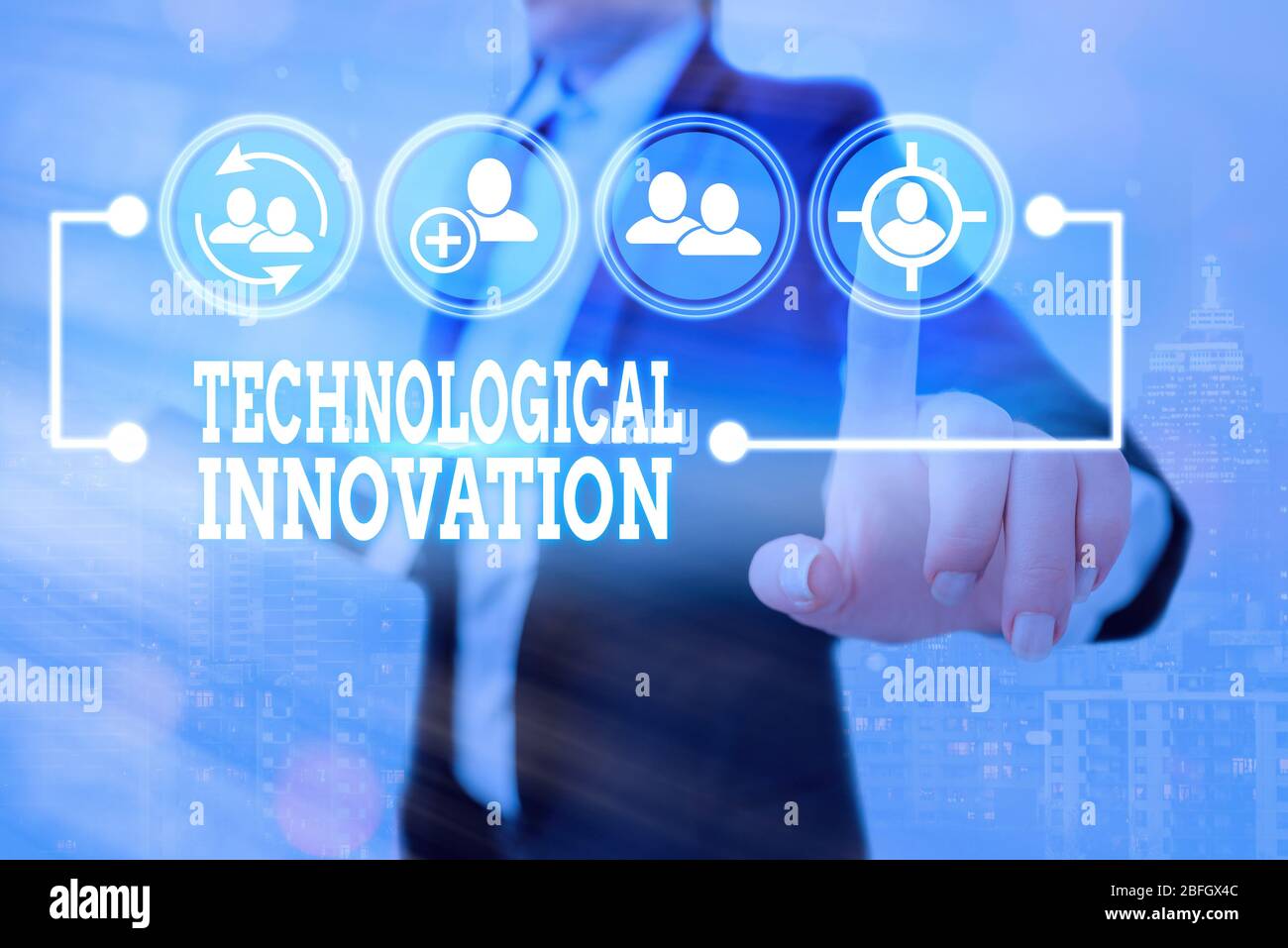 Conceptual hand writing showing Technological Innovation. Concept ...