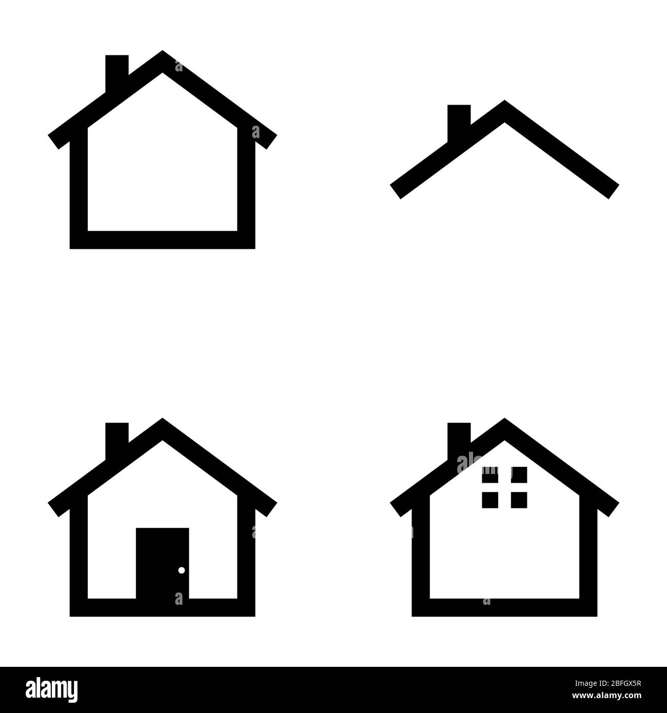 vector house graphic design template Stock Vector Image & Art - Alamy