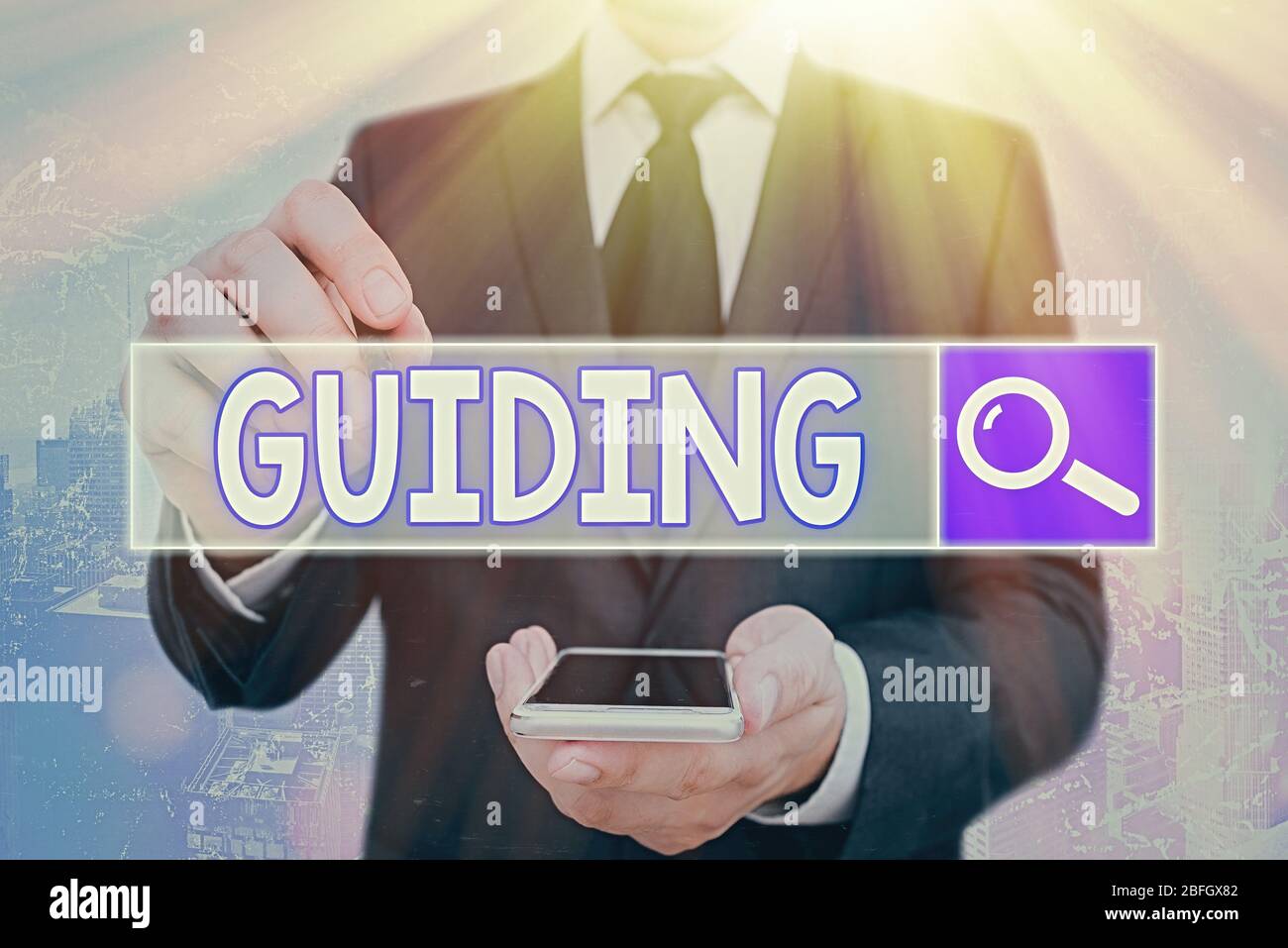 Handwriting text Guiding. Conceptual photo to show someone how to do ...