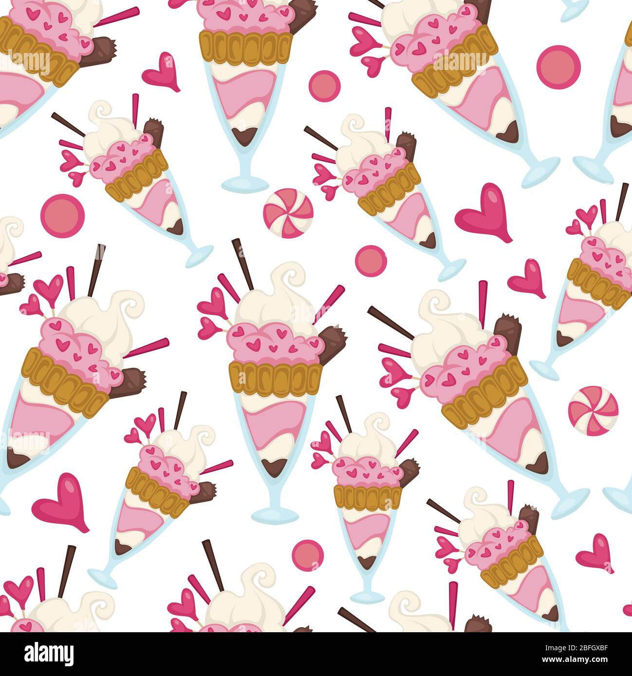 Seamless pattern made cool Cut Out Stock Images & Pictures - Alamy