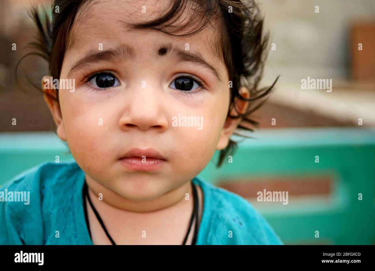 Portrait of a cute baby Stock Photo - Alamy