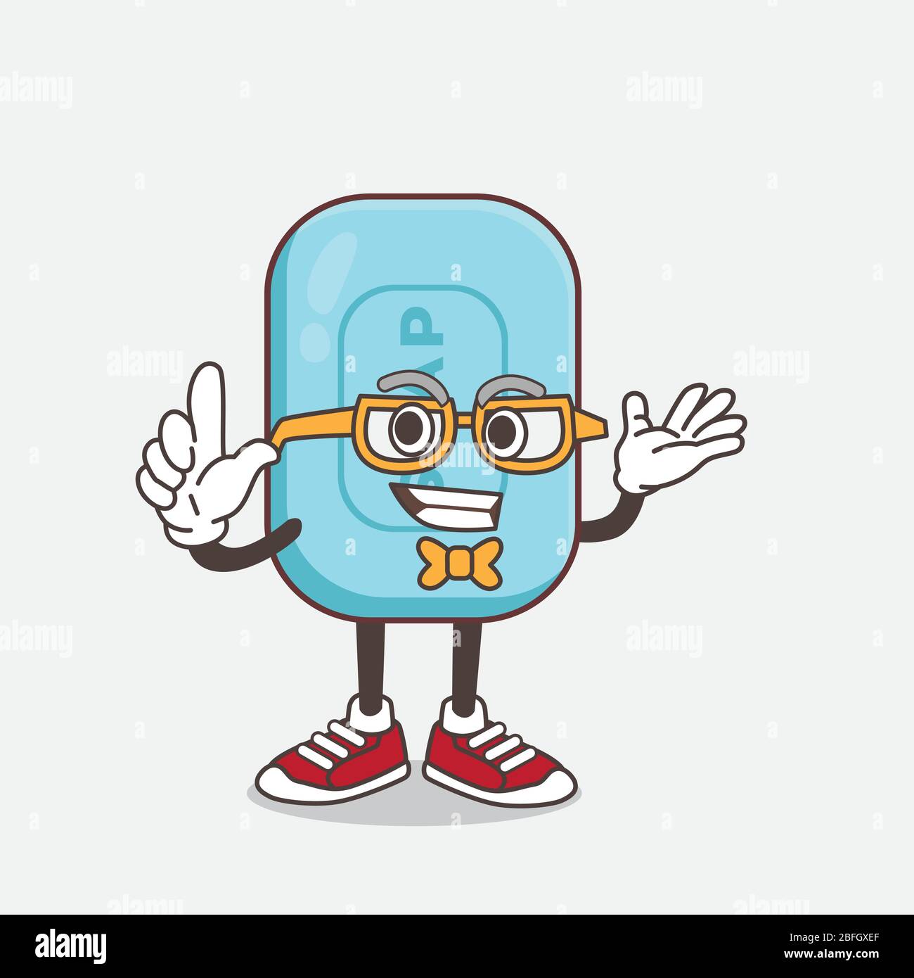 Illustration of Blue Soap Mascot Character Vector Stock Vector Image ...