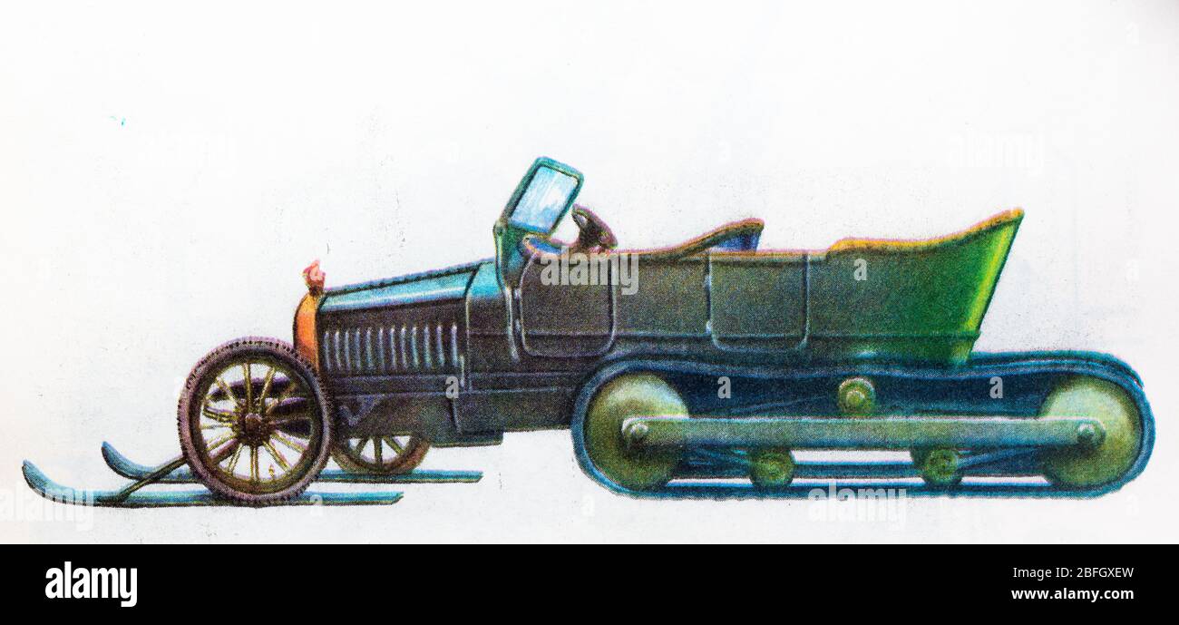 Russo-Balt C24-30, Kegresse track, 1913, Russia Stock Photo - Alamy