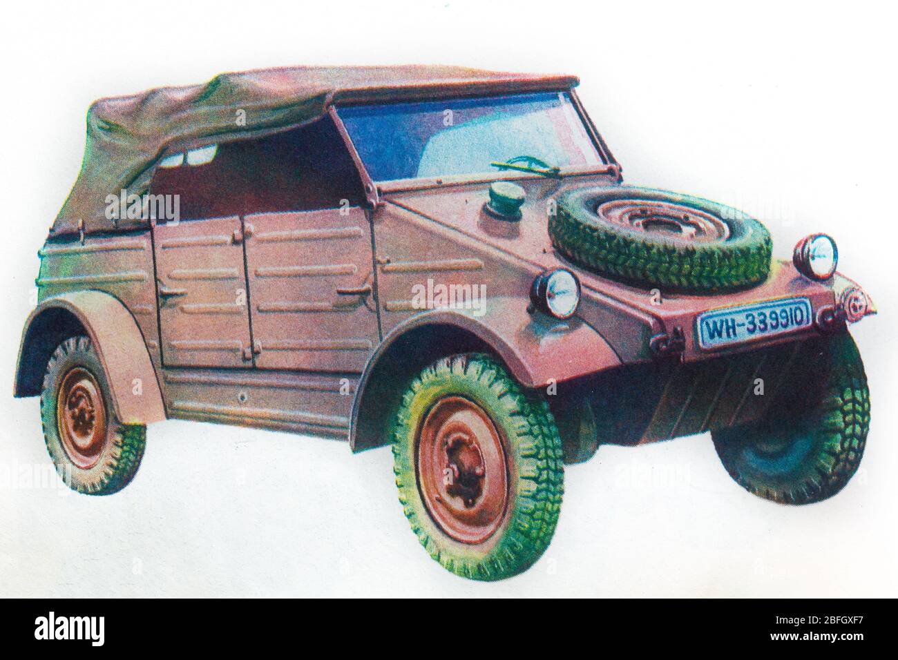 Volkswagen Kubelwagen, Volkswagen Type 82, 1940, Germany Stock Photo ...