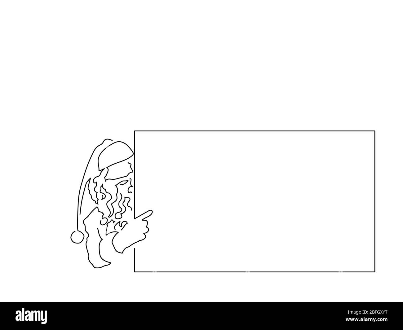 Christmas isolated line drawing, vector illustration design Stock ...