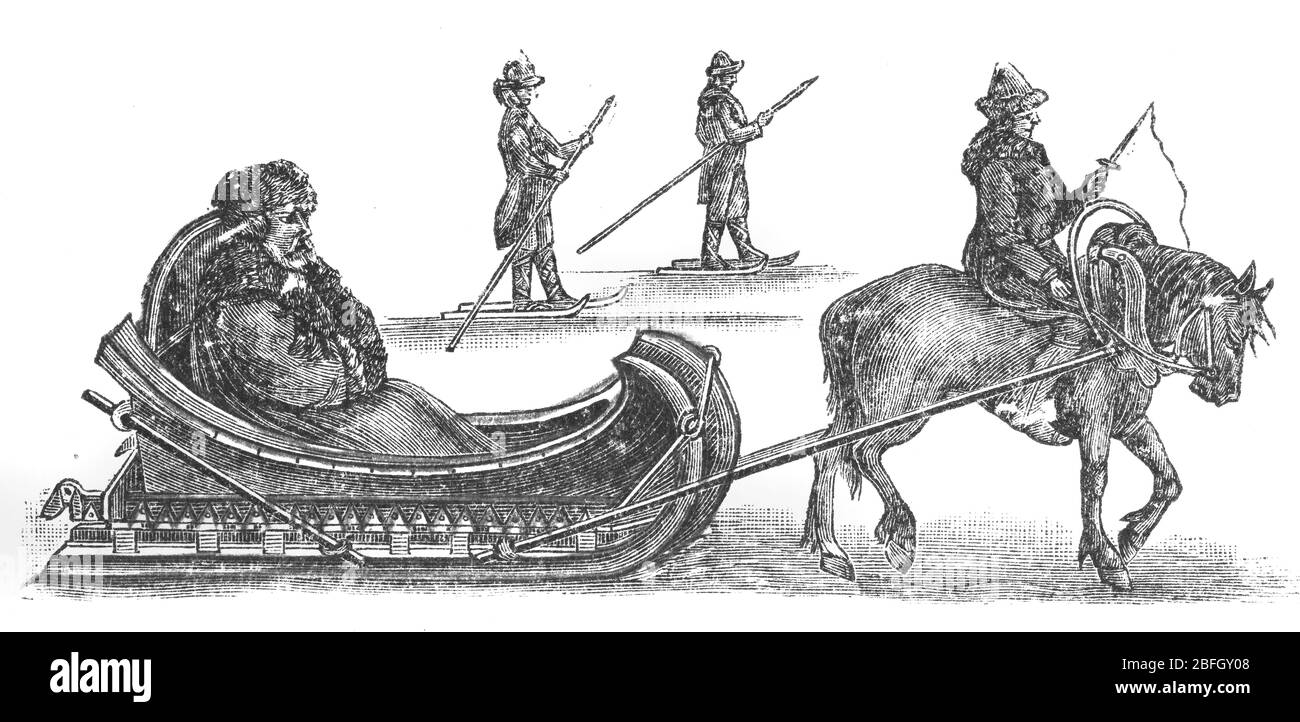 Ancient Sledge On Runners