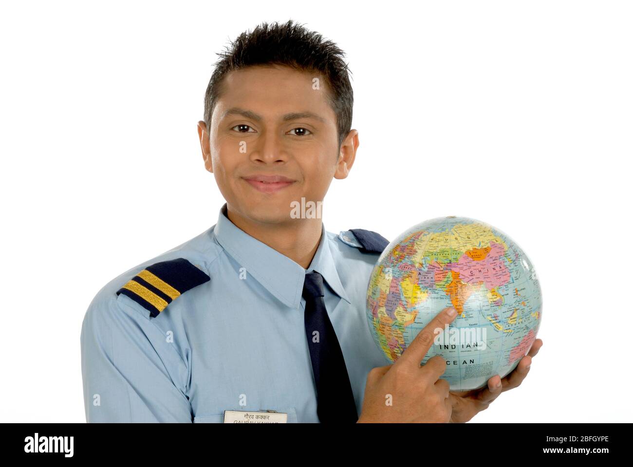 Mumbai; Maharashtra; India- Asia; Dec. 26, 2009 - Male model Portrait ...