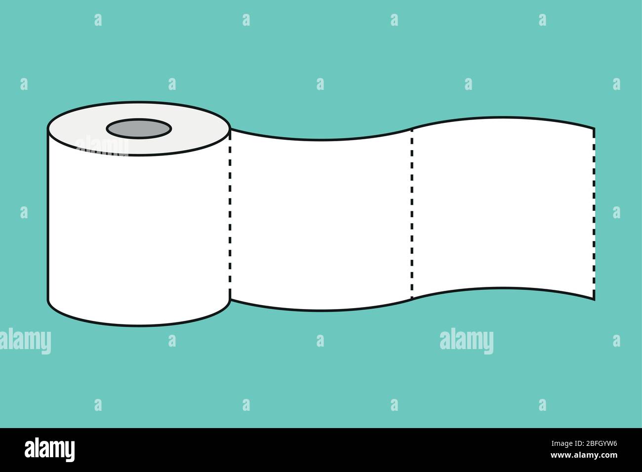 Roll toilet Stock Vector Images - Alamy