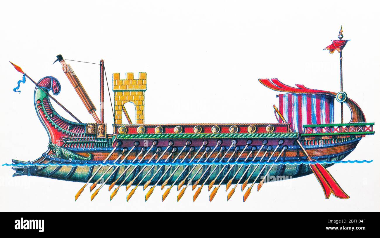 Roman warship hi-res stock photography and images - Alamy