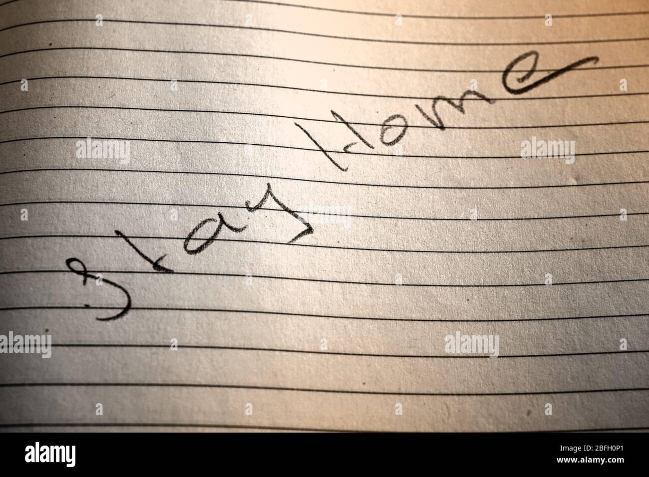 message written on paper Stock Photo - Alamy