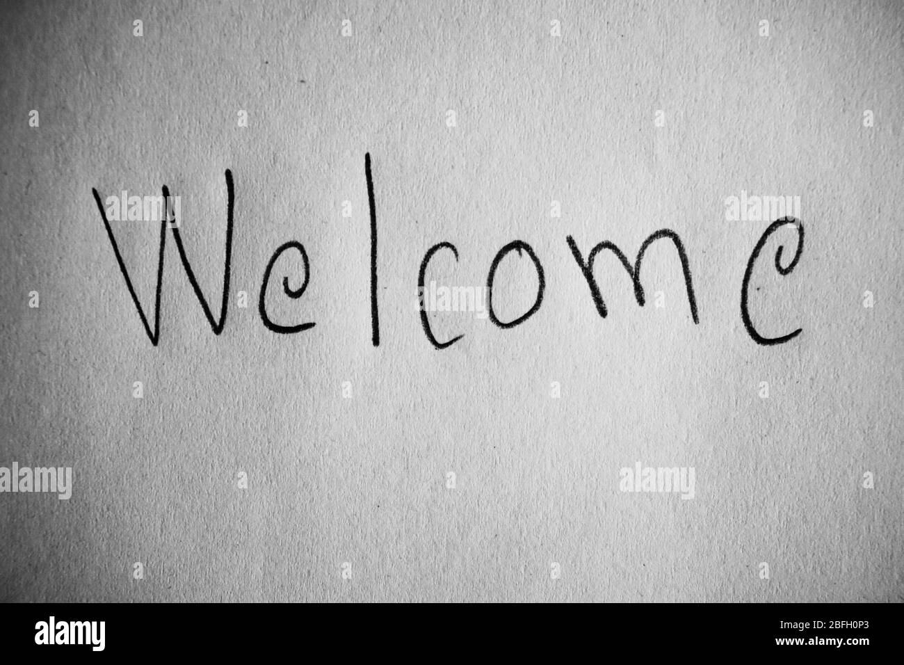 Letters on old paper Black and White Stock Photos & Images - Alamy