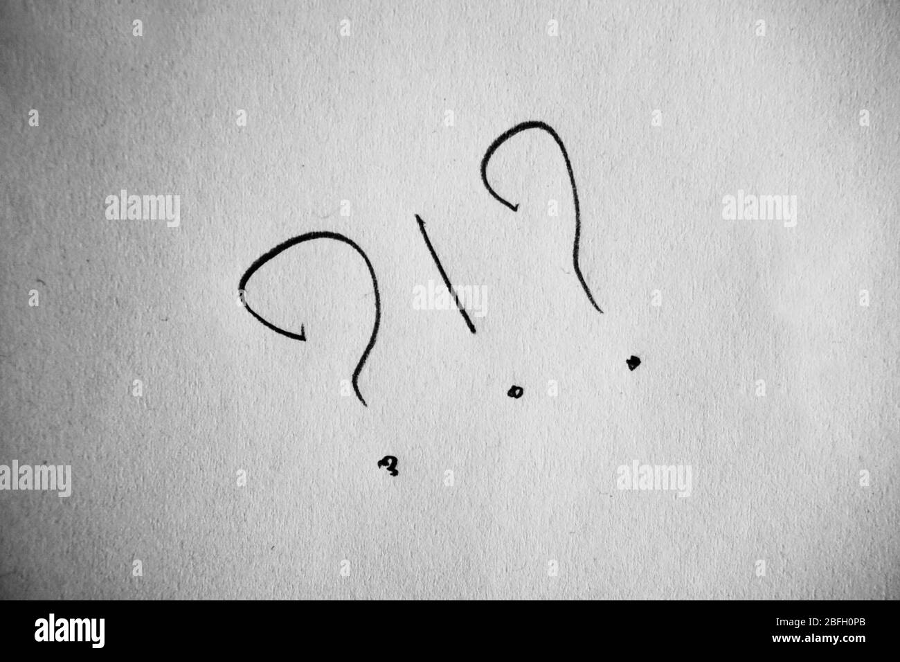 Old written letter paper Black and White Stock Photos & Images - Alamy