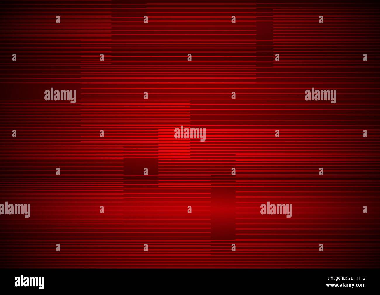 Abstract horizontal line pattern on red background modern design ...