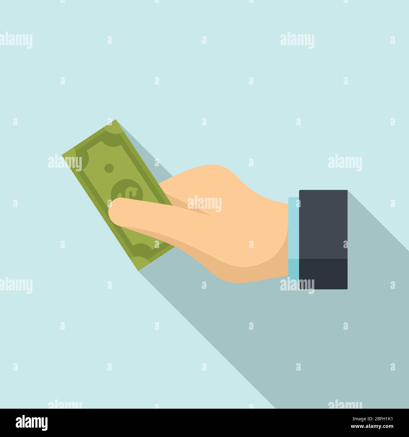 Take money cash icon. Flat illustration of take money cash vector icon ...