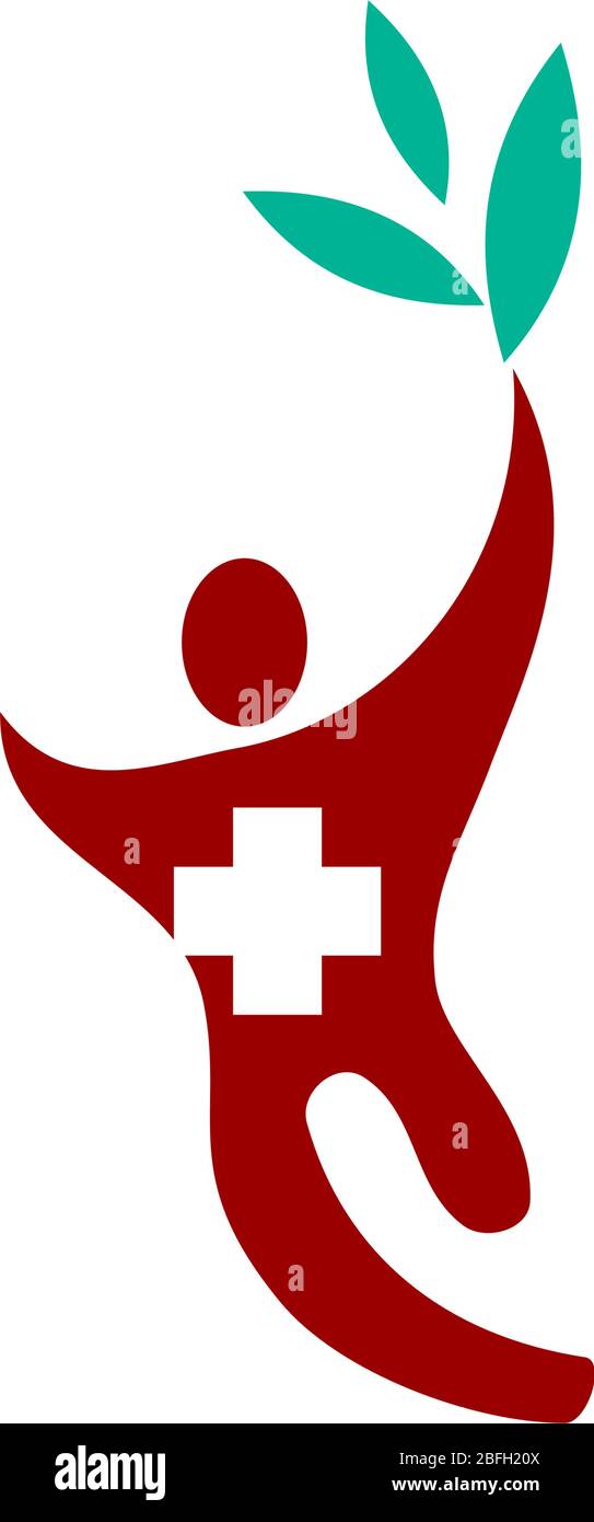 Medical Health Clinic Illustration logo template Stock Vector Image ...