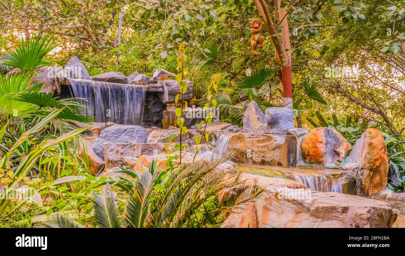 The waste of Wonder park, Park located in South Delhi, , Mahatma Gandhi ...