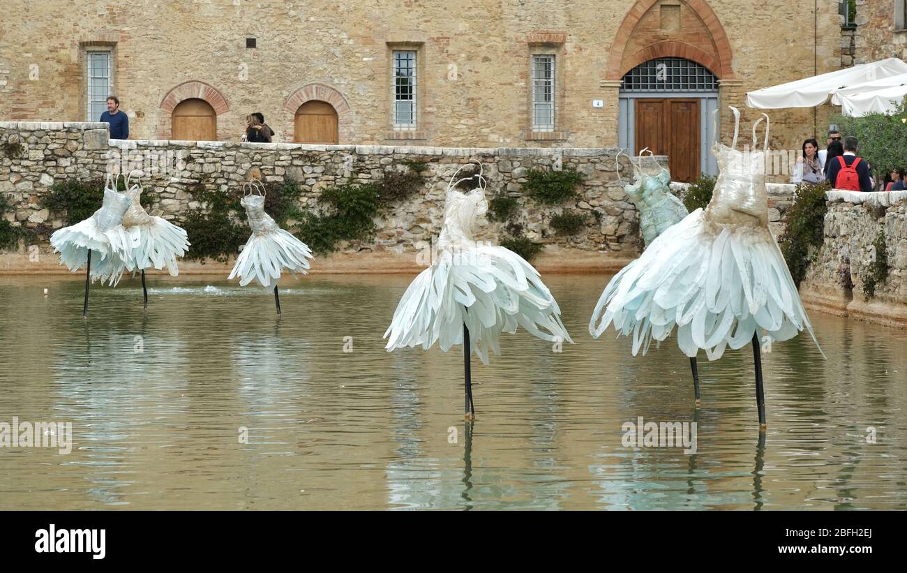 "The Secret Garden" by artist Davide Dall'Osso in the ancient thermal ...