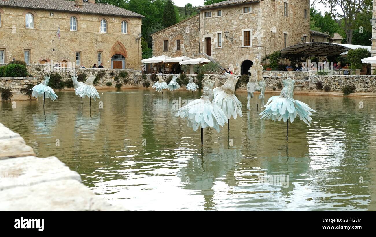 "The Secret Garden" by artist Davide Dall'Osso in the ancient thermal ...