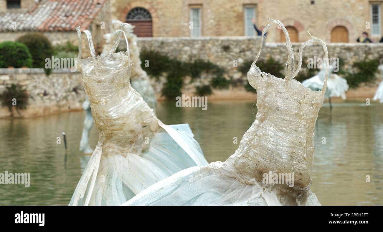 "The Secret Garden" by artist Davide Dall'Osso in the ancient thermal ...