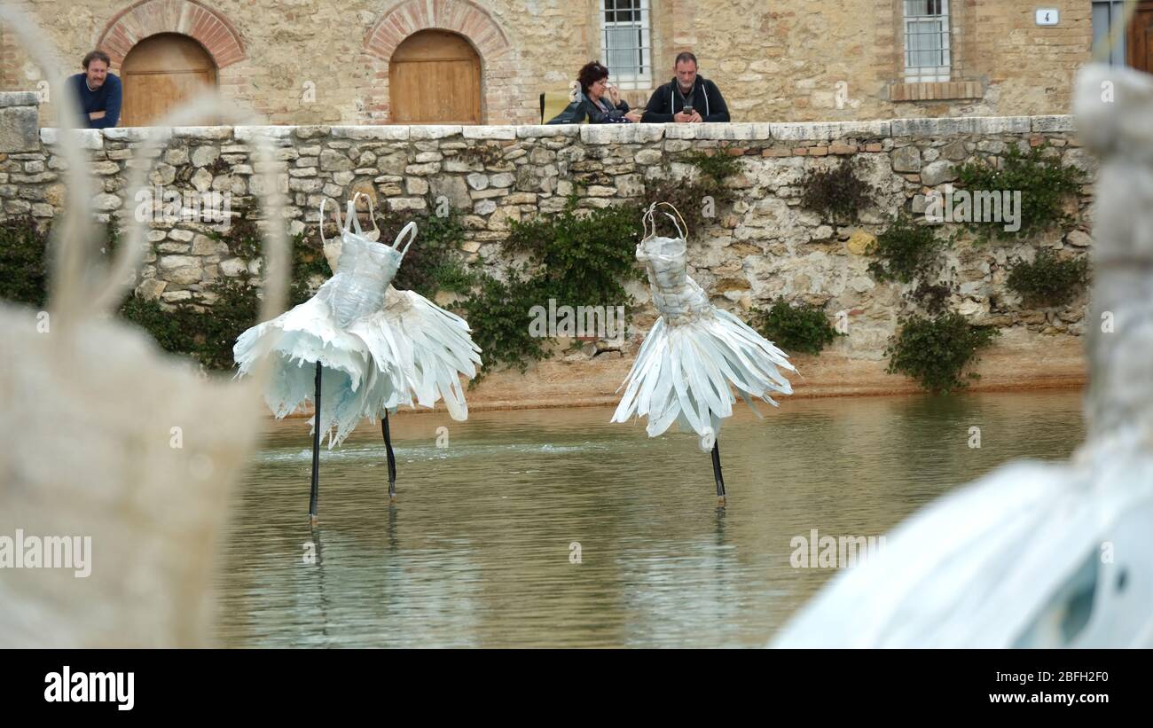 "The Secret Garden" by artist Davide Dall'Osso in the ancient thermal ...