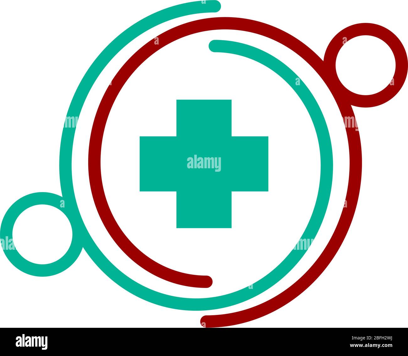 Medical Health Clinic Illustration logo template Stock Vector Image ...