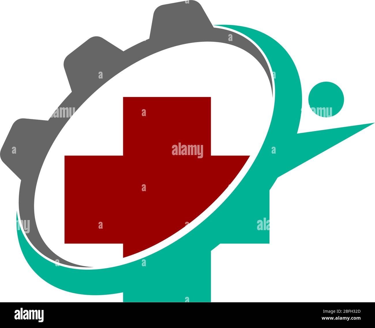 Medical Health Clinic Illustration logo template Stock Vector Image ...