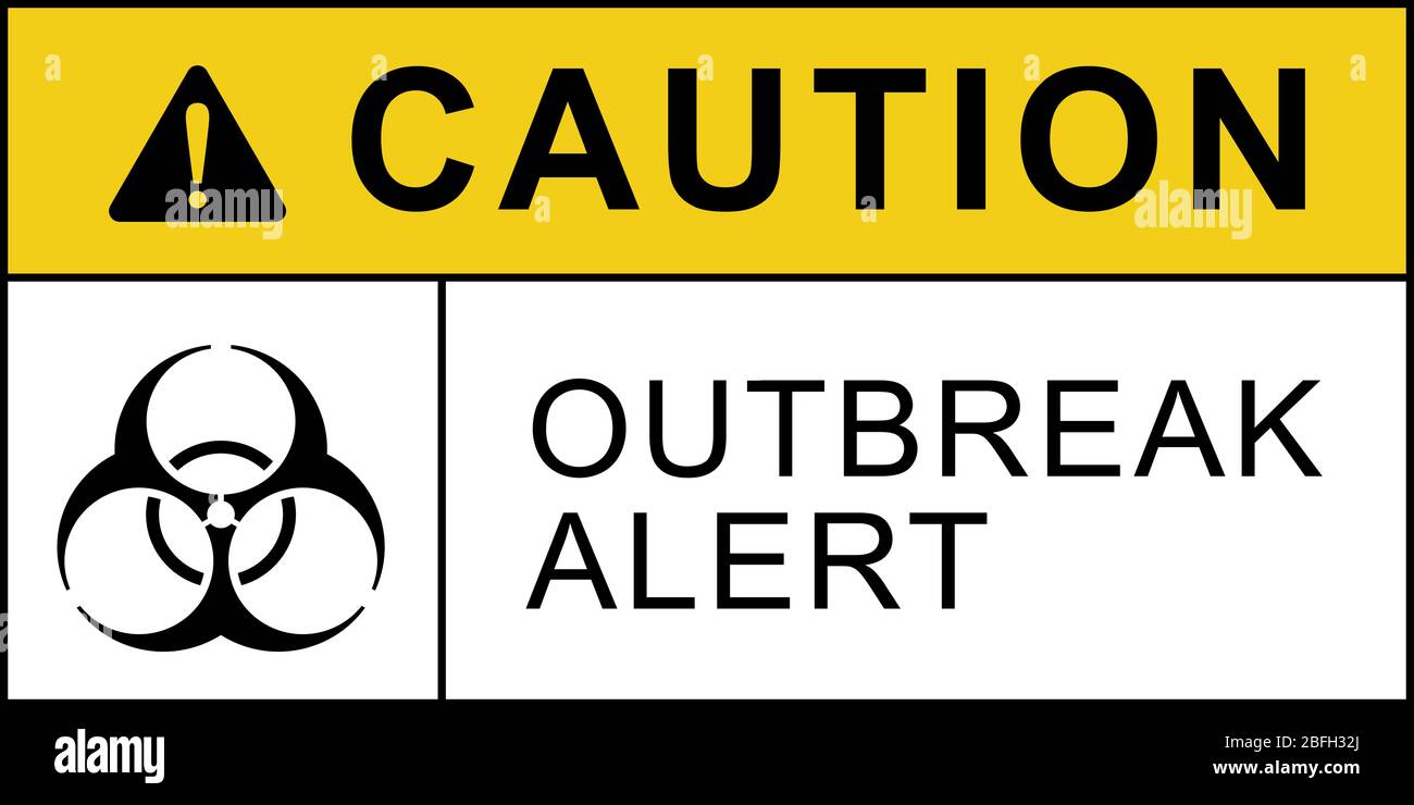 Quarantine Biohazard Sign COVID 19 Virus, Biohazard Sign With Grunge