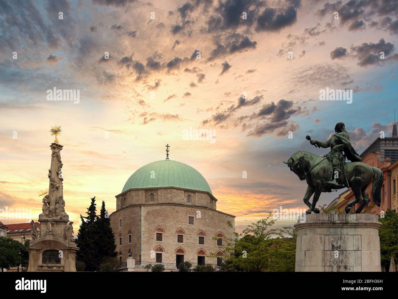 Pasha Qasim Mosque in Pecs Hungary Stock Photo - Alamy