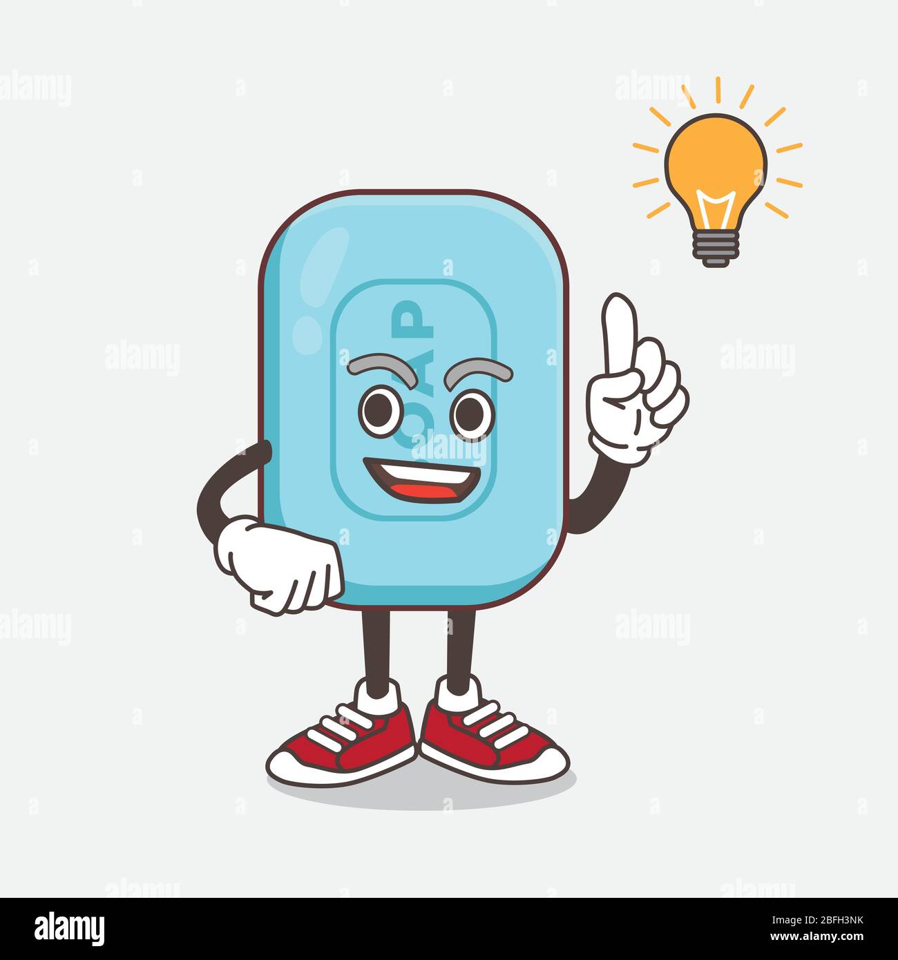 Illustration of Blue Soap Mascot Character Vector Stock Vector Image ...