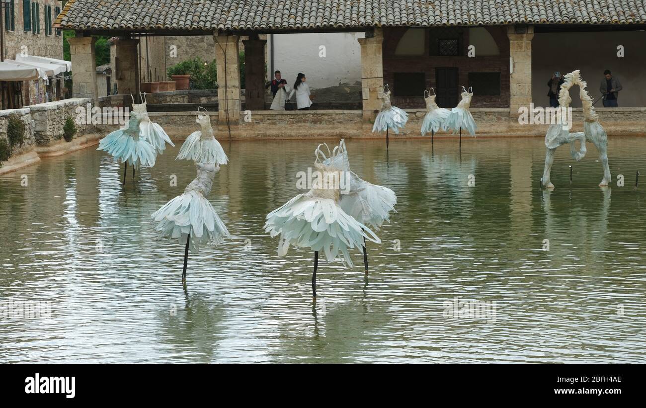 "The Secret Garden" by artist Davide Dall'Osso in the ancient thermal ...