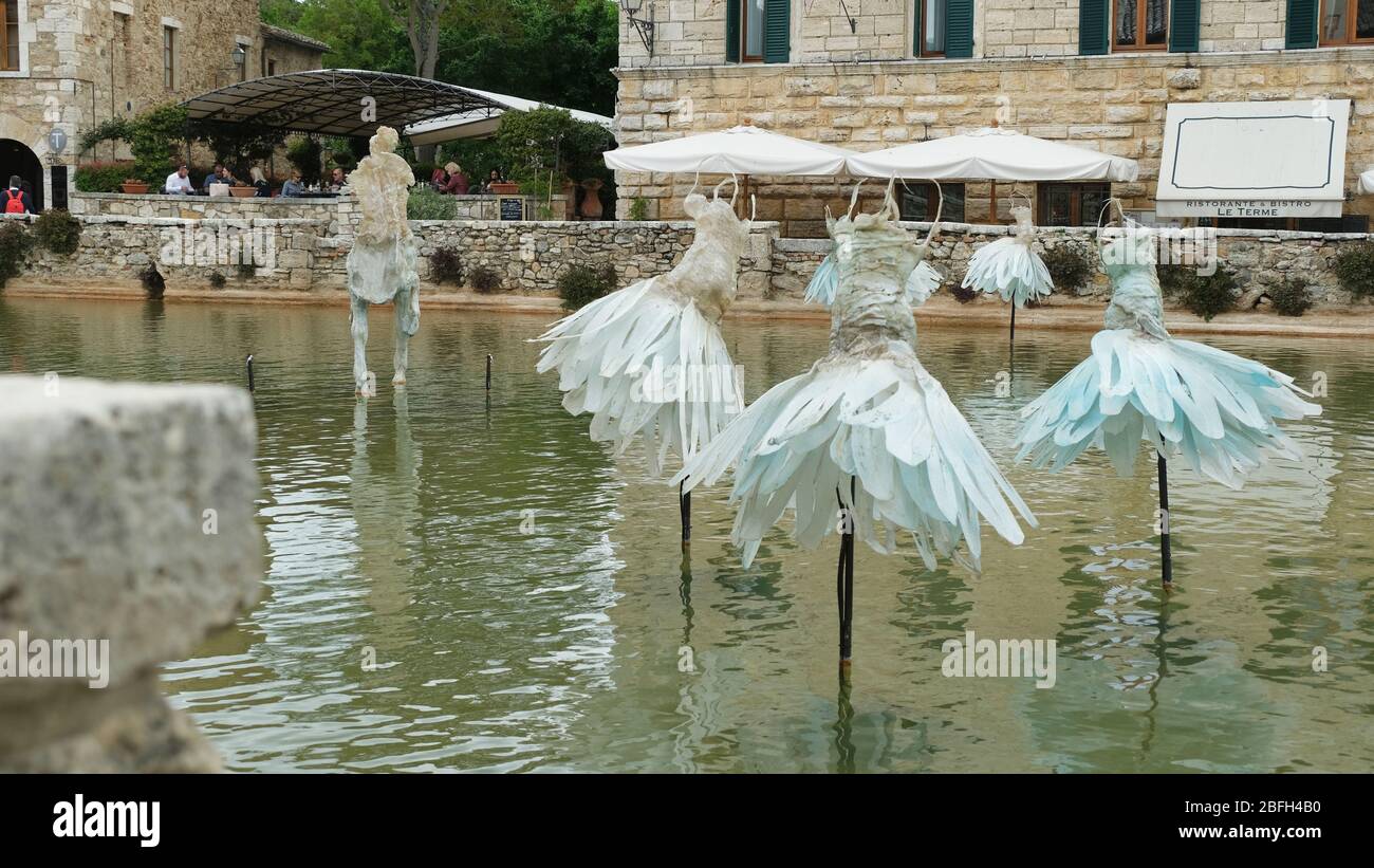 "The Secret Garden" by artist Davide Dall'Osso in the ancient thermal ...