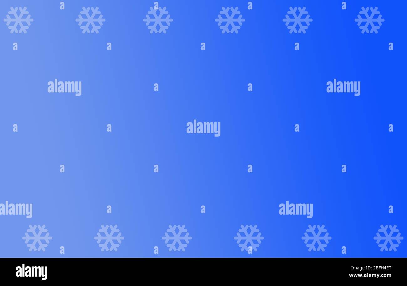 Snow Flakes On Gradient Blue Background With Space For Text Stock Photo ...