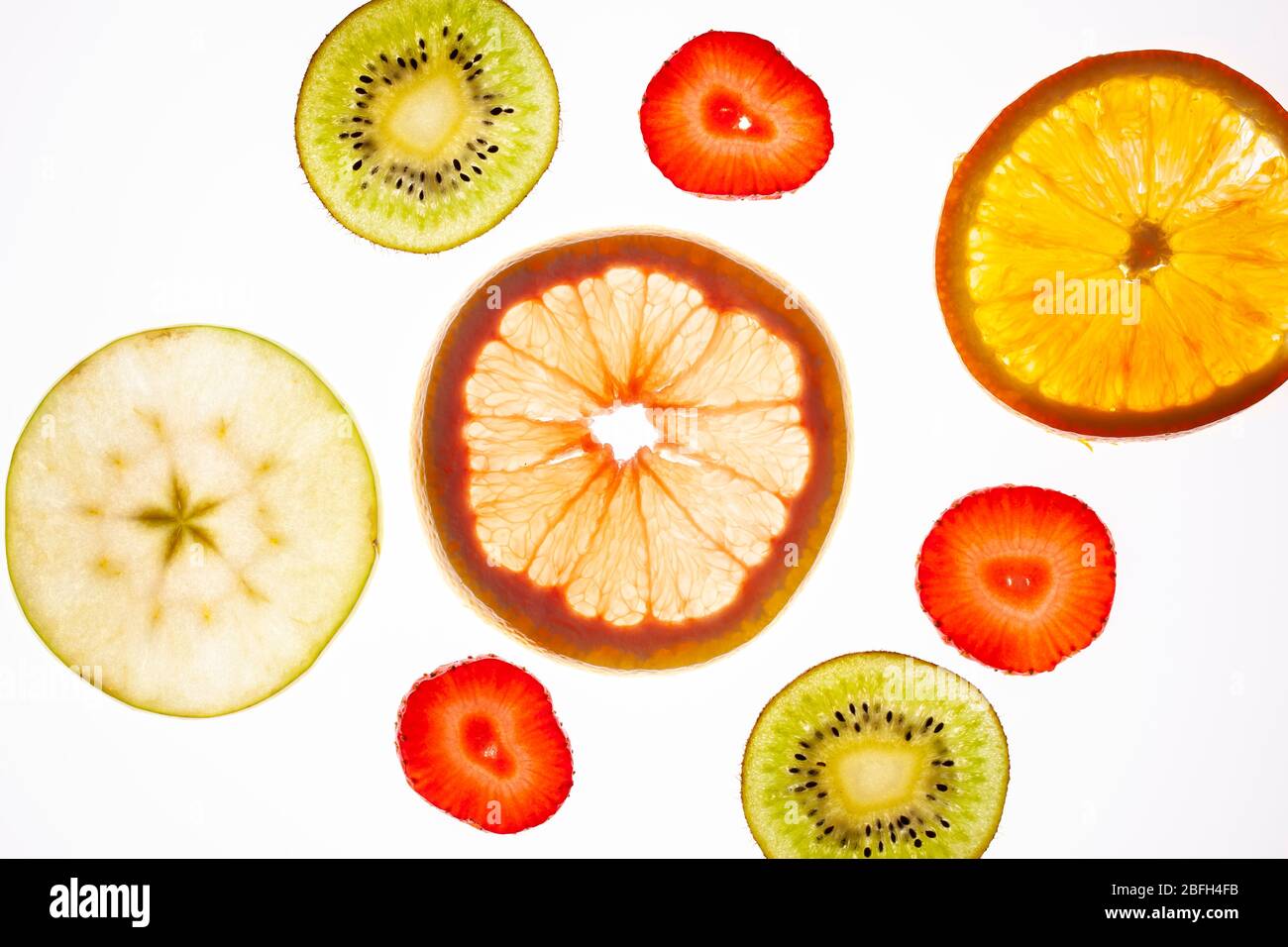 Top view lime grapefruit slice hi-res stock photography and images - Alamy