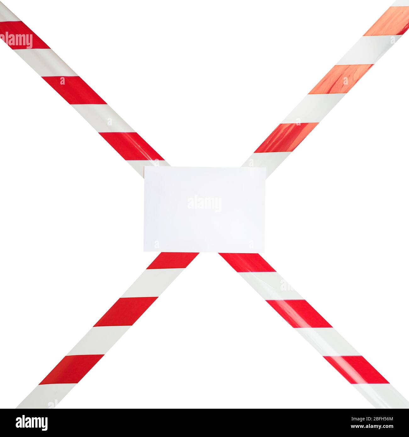 Red white no entry tape hi-res stock photography and images - Alamy