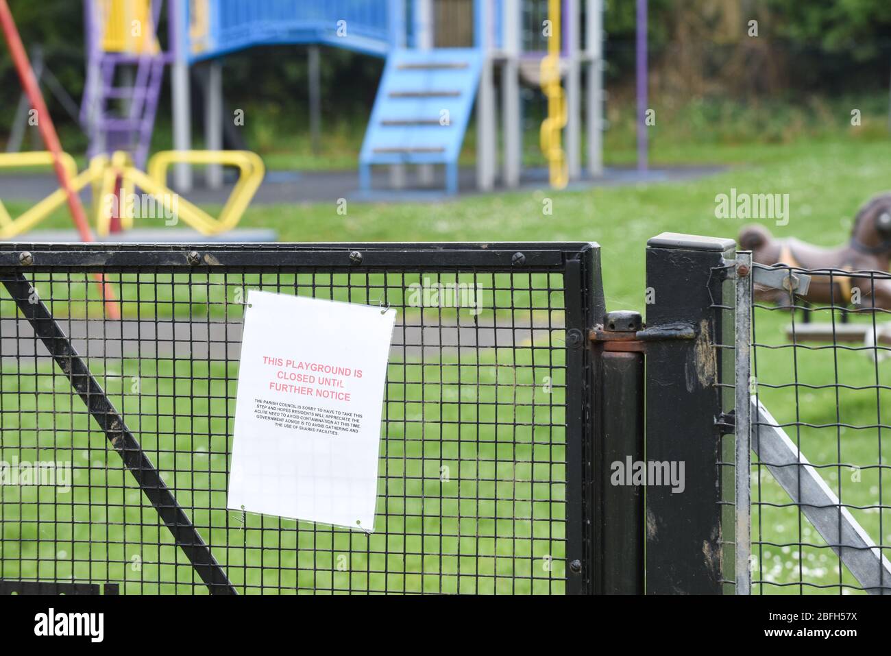 Play area closed sign hi-res stock photography and images - Alamy