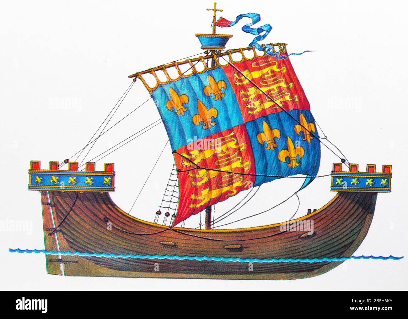 Sailing ship 15th century hi-res stock photography and images - Alamy