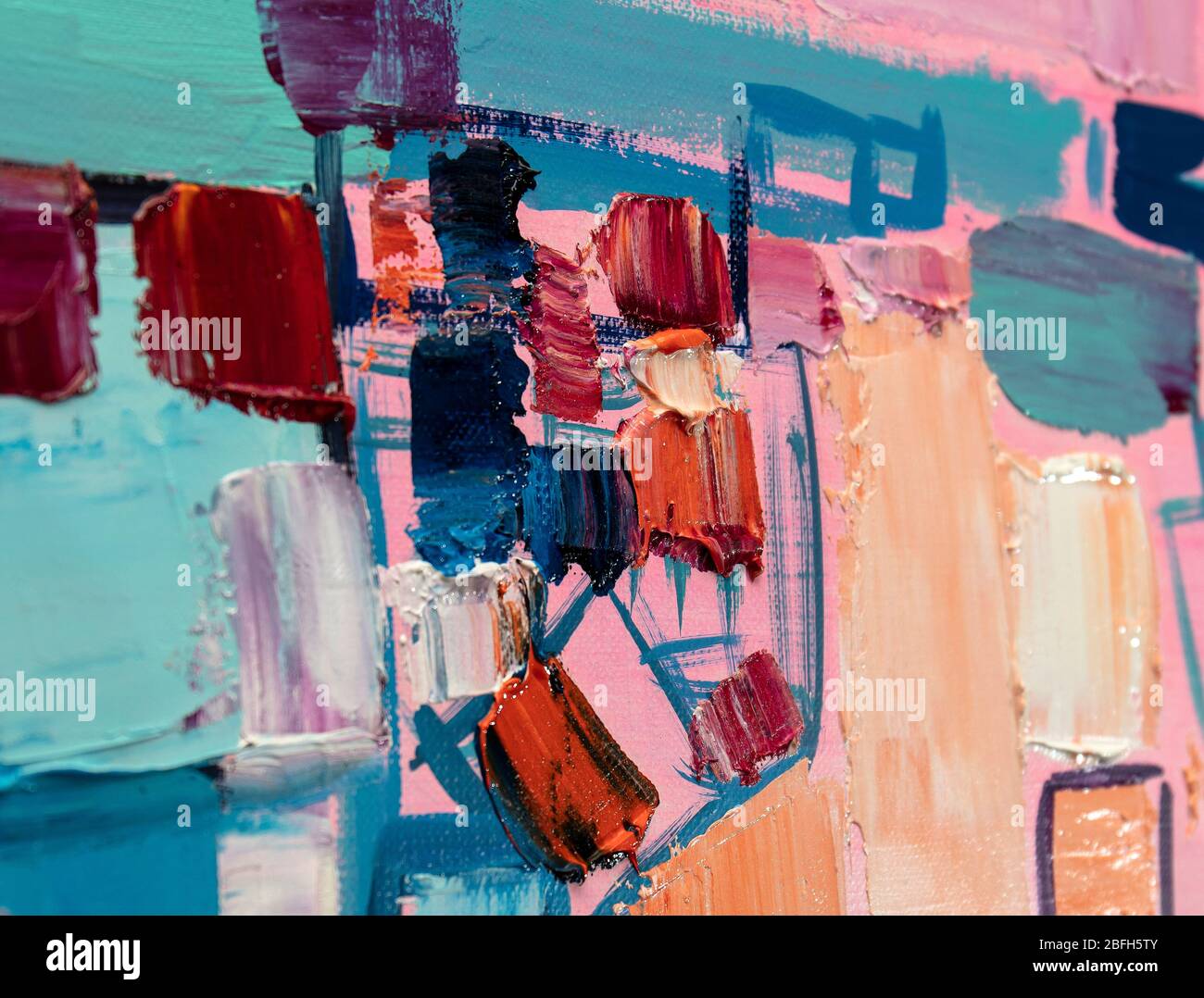 oil painting fragment, abstract illustration Stock Photo - Alamy