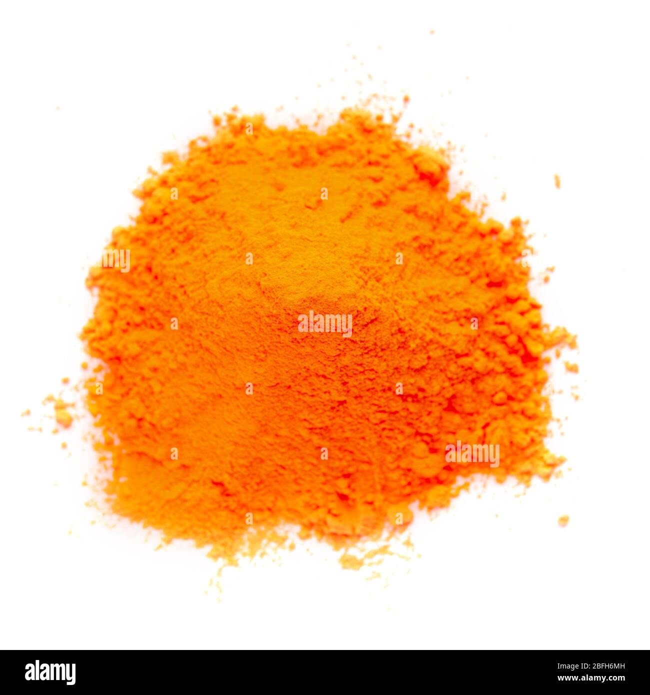 Close up view orange powder Cut Out Stock Images & Pictures - Alamy