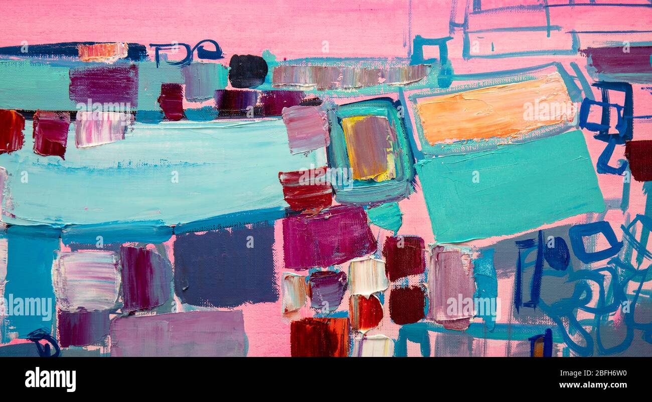 oil painting fragment, abstract illustration Stock Photo - Alamy