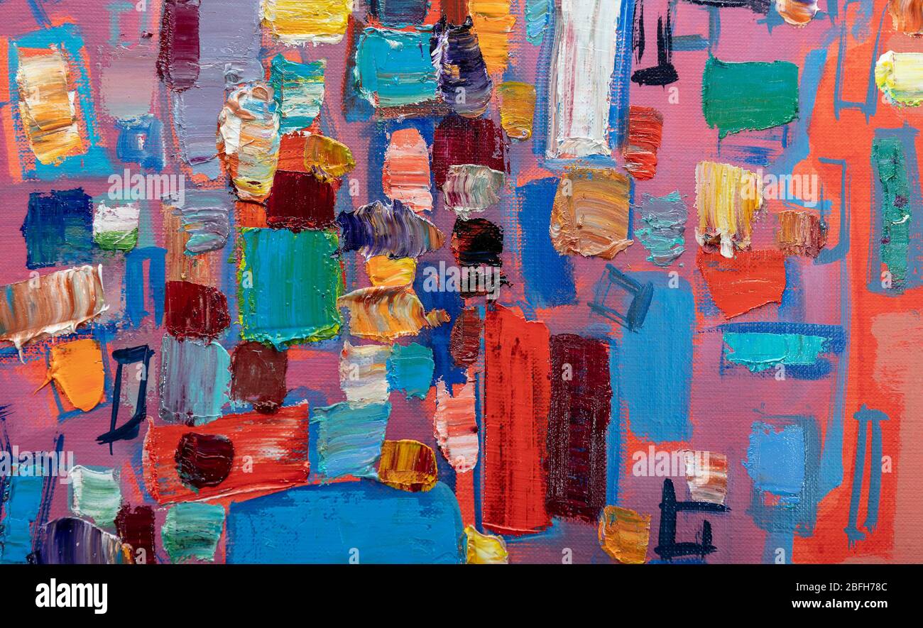 oil painting fragment, abstract illustration Stock Photo - Alamy