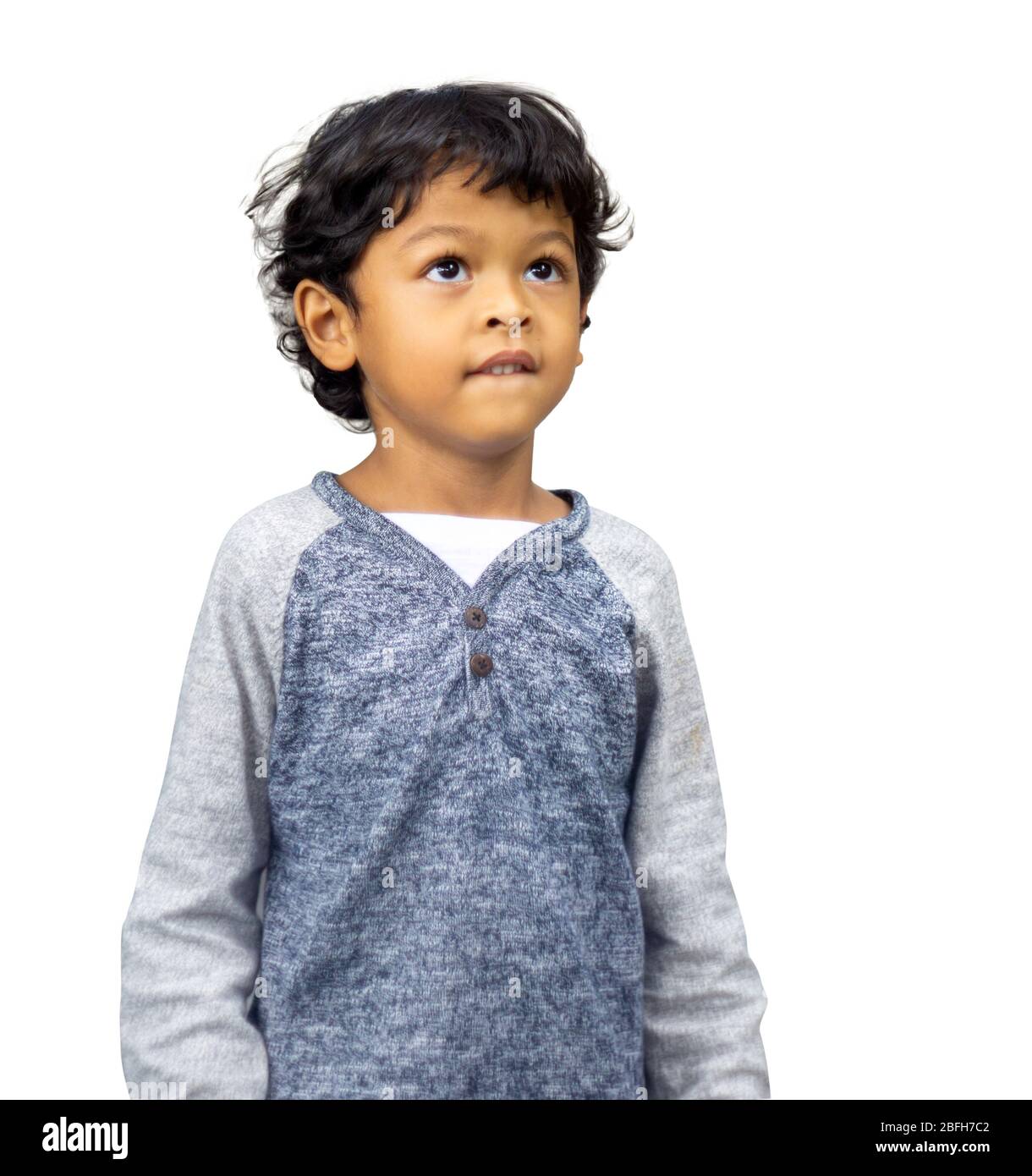 Boy looks up hi-res stock photography and images - Alamy