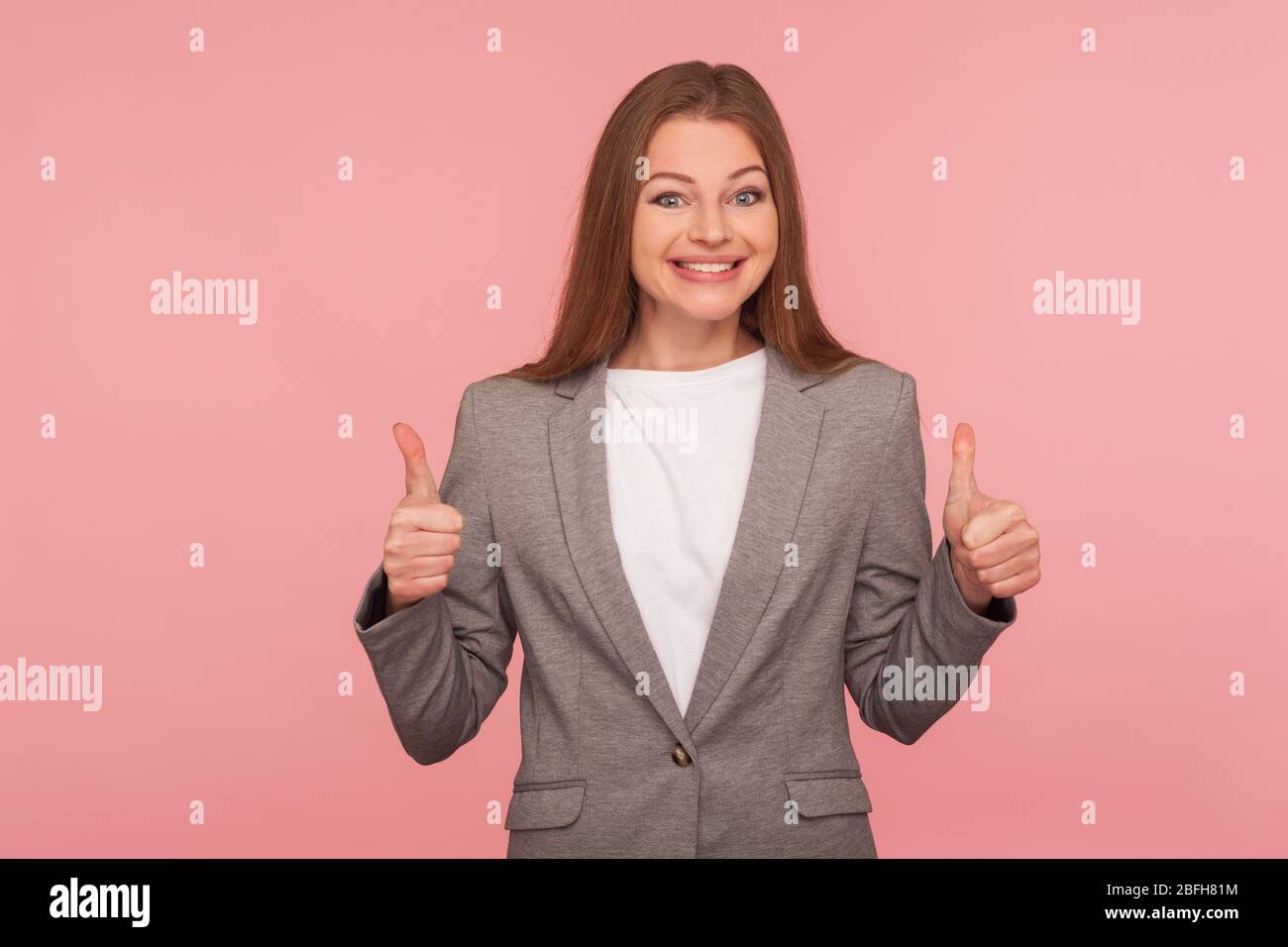 Like business project, well done! Portrait of positive expert, smart ...