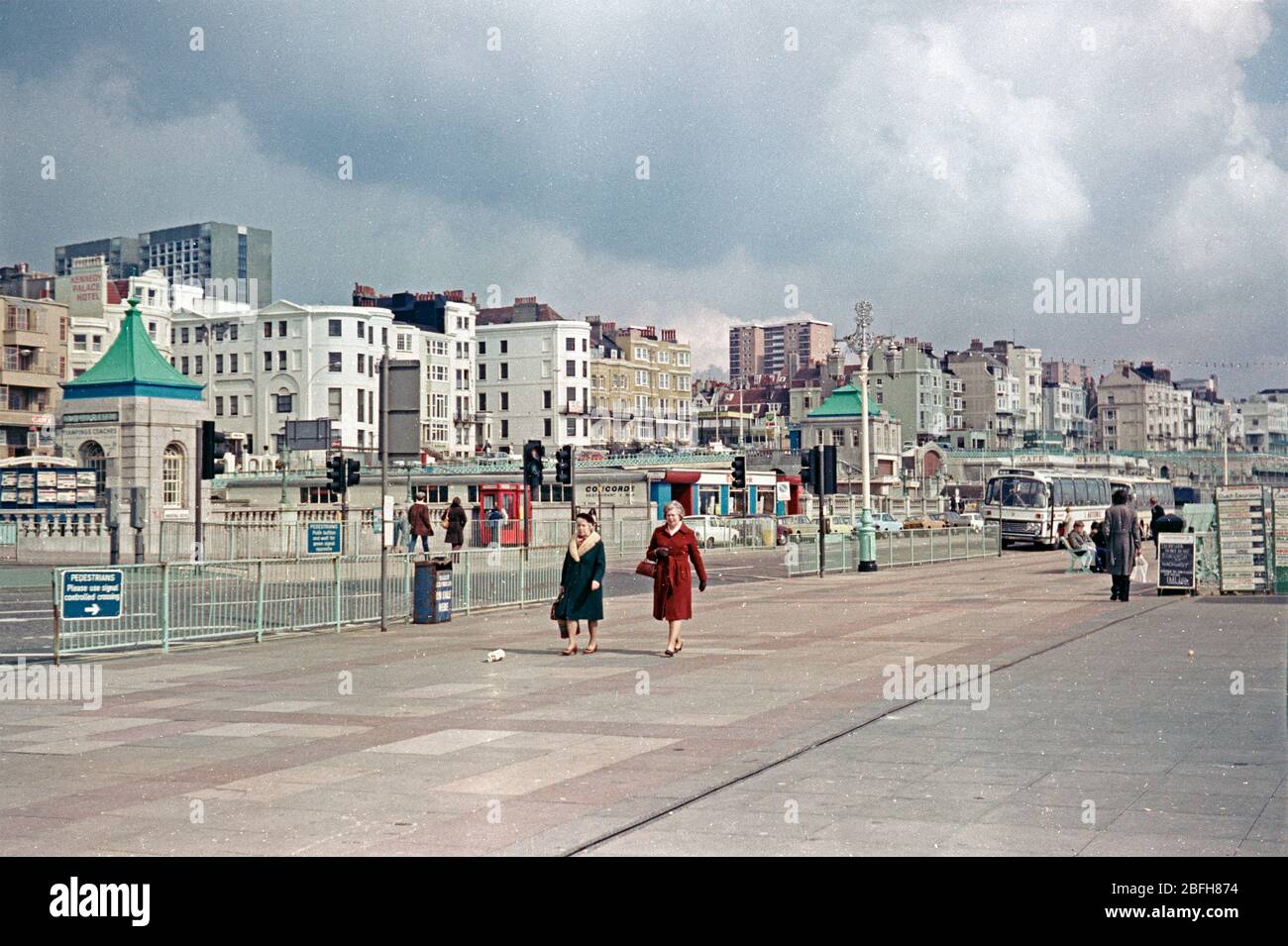 seafront, April 1979, Brighton, England, Great Britain Stock Photo - Alamy