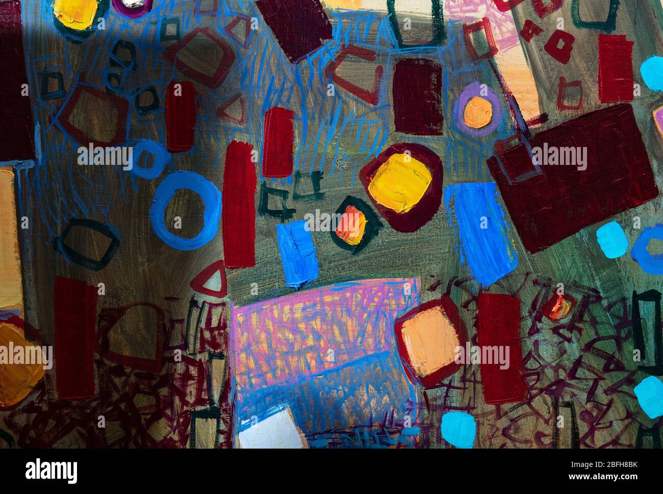 oil painting fragment, abstract illustration Stock Photo - Alamy