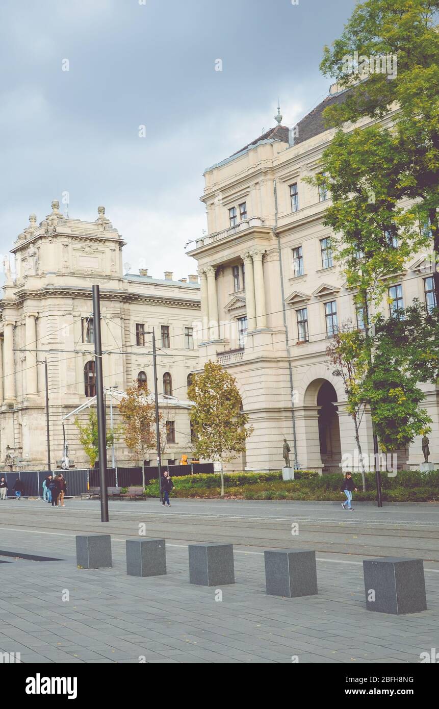 Budapest, Hungary - Nov 6, 2019: Museum of Ethnography and Ministry of ...