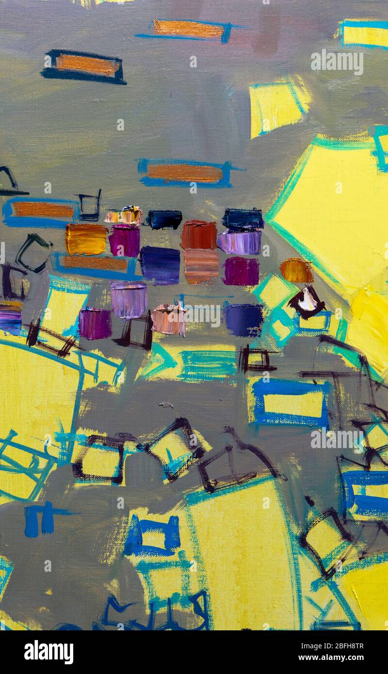 oil painting fragment, abstract illustration Stock Photo - Alamy