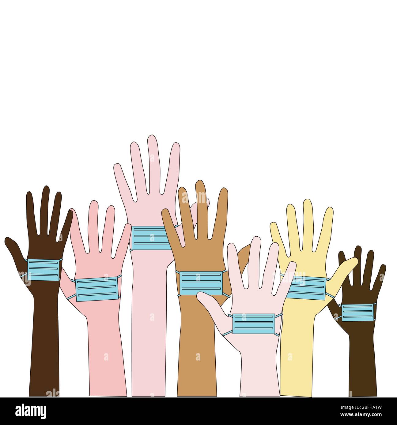 Illustration different people showing Cut Out Stock Images & Pictures ...